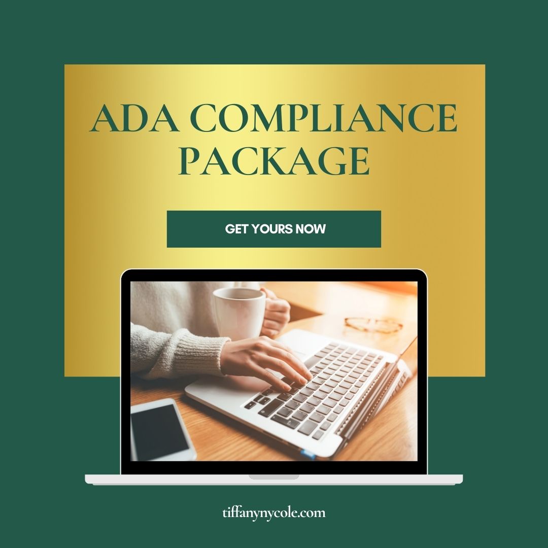 ADA Compliance Package | Bespoke Website Design